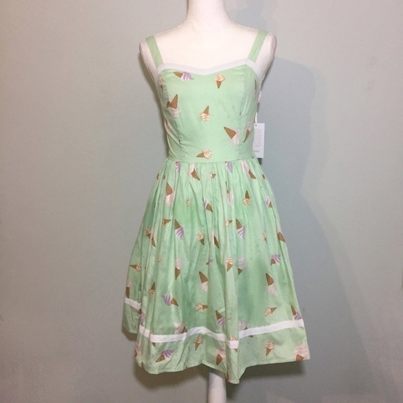 Modcloth | Dresses | Nwt Modcloth Sweetest Treat Ice Cream Cone Dress ...